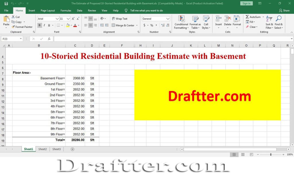 10 storey building cost in Bangladesh – Draftter