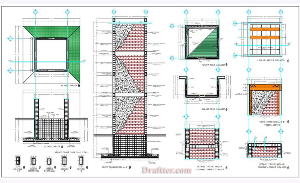 Apartment Elevator Design CAD Files – Draftter