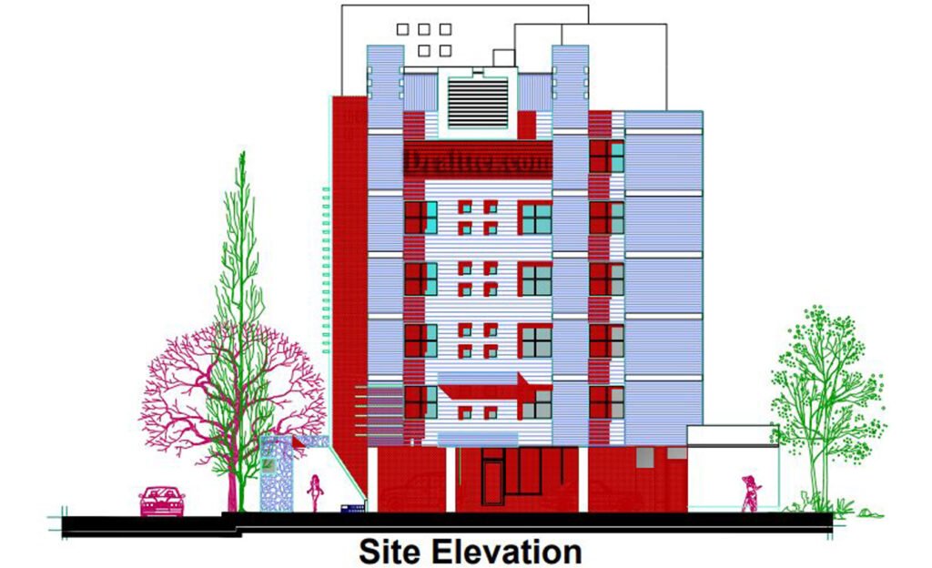 7th Floor Residential Building Design – Draftter