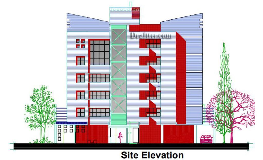 7th Floor Residential Building Design – Draftter