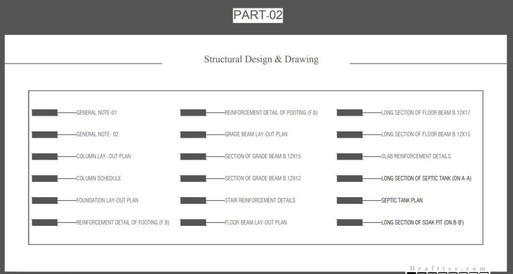 75′ X 25′ Four Story Residential Building Architectural and Structural ...