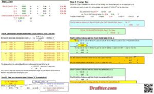 Combined footing Design Excel sheet ACI 318 – Draftter