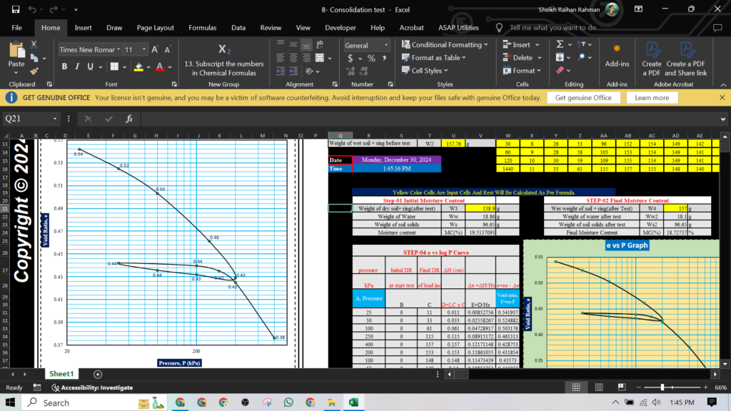 Important of Excel Spreadsheets for Civil Engineering